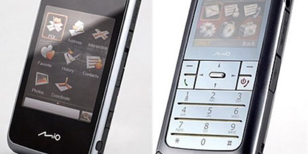 Mio announces GPS phone with two faces - NewMobile