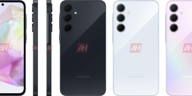 Samsung Galaxy A35 in drie kleuren op punt van aankondigen